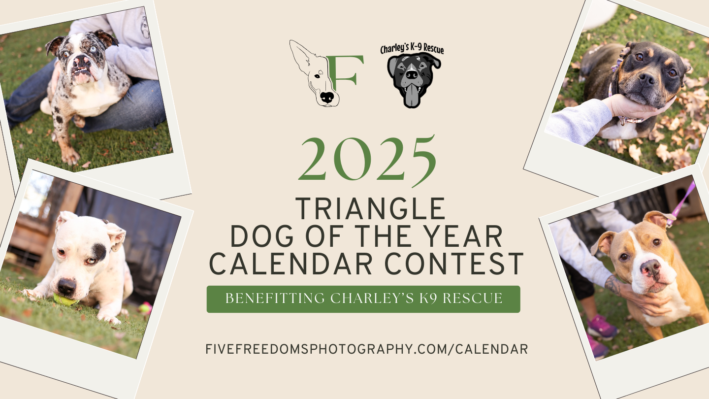 2025 Triangle Dog Of The Year Calendar Contest - Shop Local Raleigh