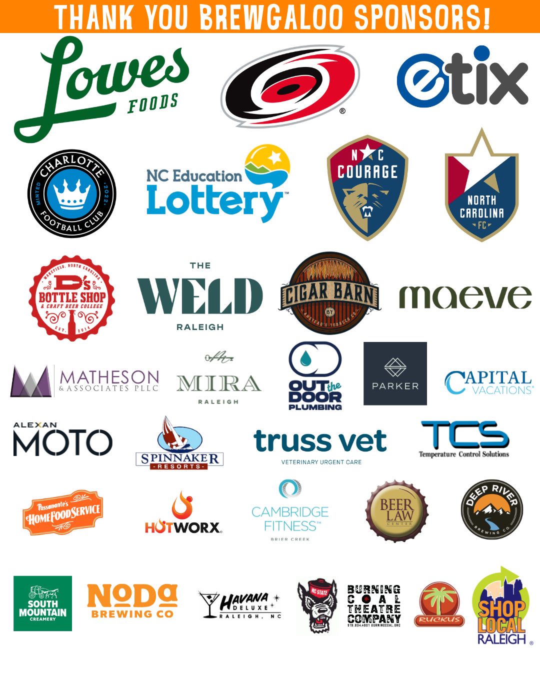 Brewgaloo 2025 Sponsors: Cheers to the Sponsors Powering NC's Largest ...